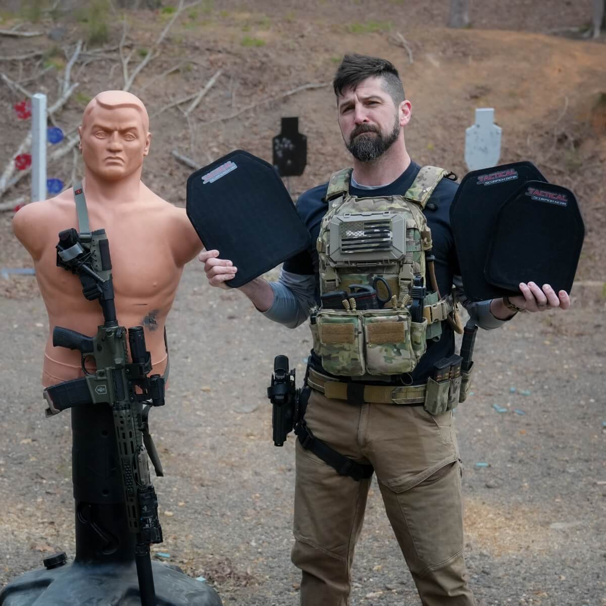 Level III+ PE Polyethylene Body Armor Plate - Multi Curved